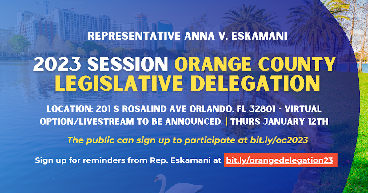 Orange County Legislative Delegation 2023 · Mobilize